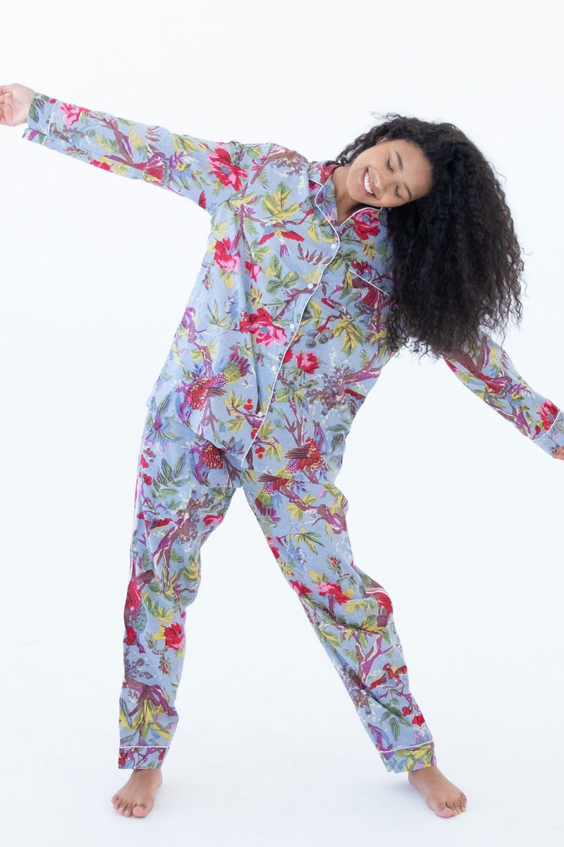 Blue Garden Pajamas | nightrose